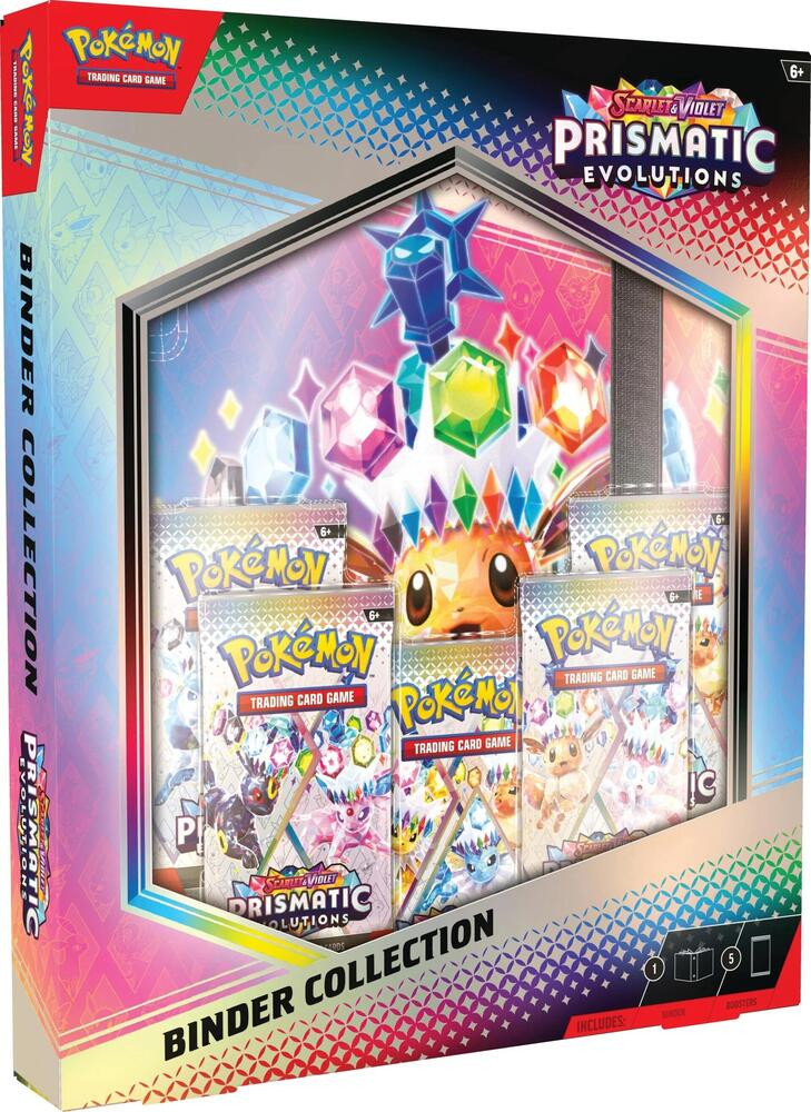 Scarlet & Violet - Prismatic Evolutions Binder Collection Factory ...