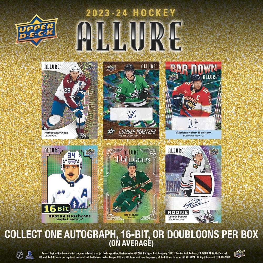 2023-24 Upper Deck Allure Hobby Hockey Box - Collectors Dreams